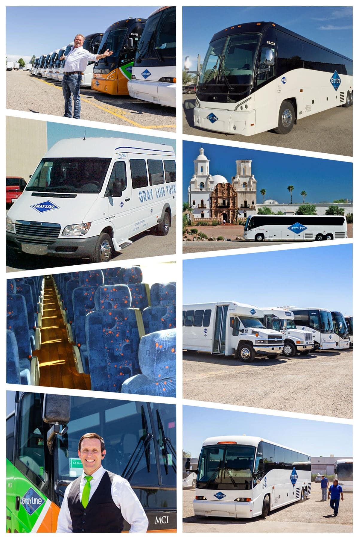Our Motor Coaches - Gray Line Bus Rentals
